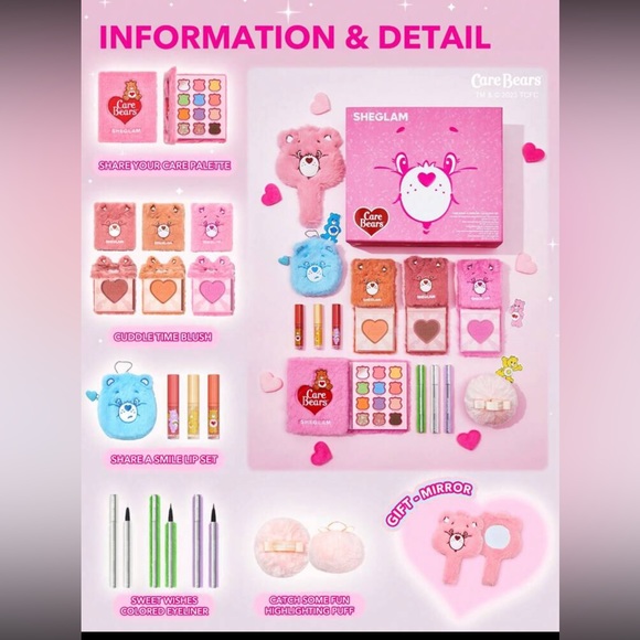 Sheglam | Makeup | Care Bears X Sheglam Makeup Set With Pr Box Makes ...